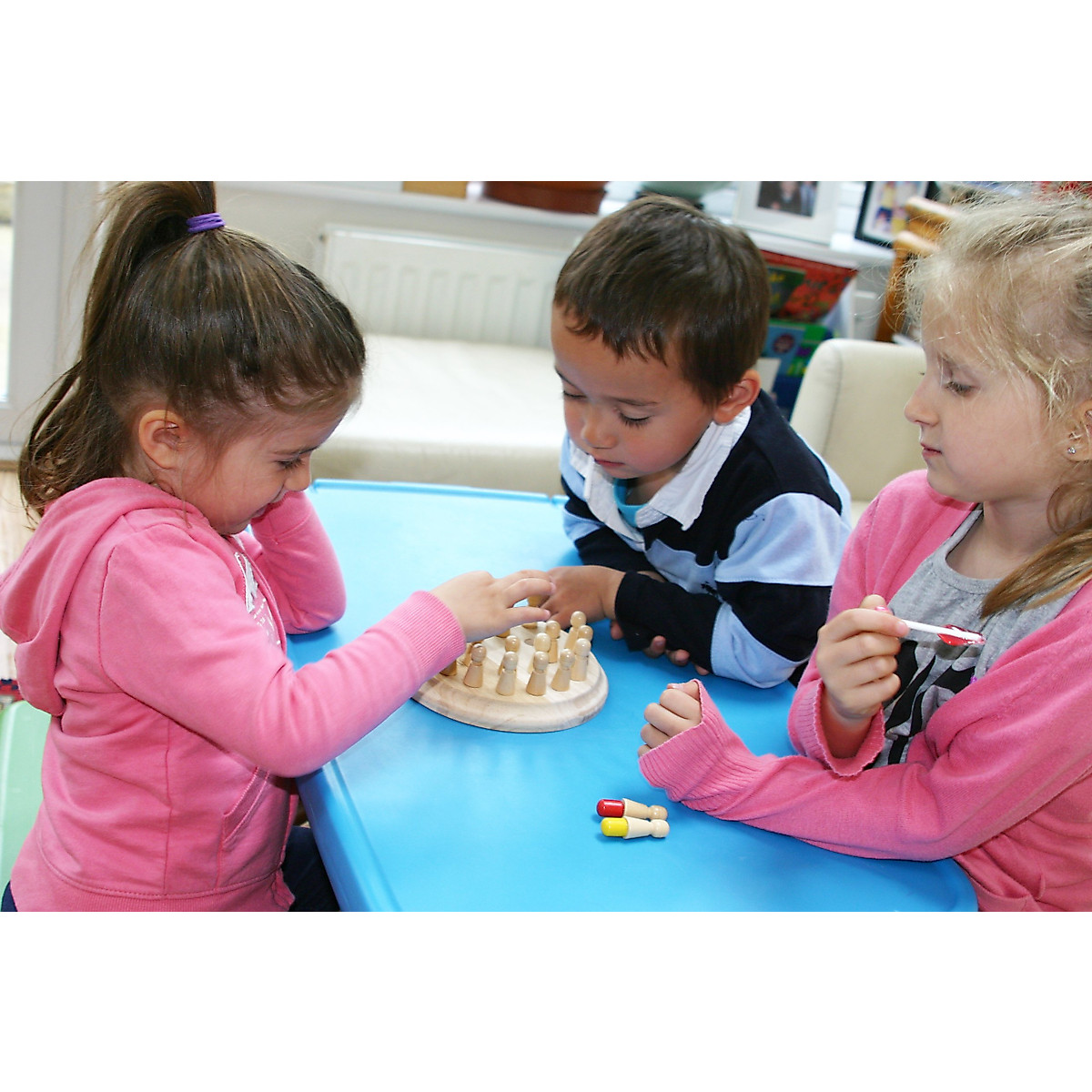 TOWO Wooden Memory Games for Children - Family Board Games for Kids and Adults -Wooden Mind Games for 3 Years Old- Wooden Educational Toys