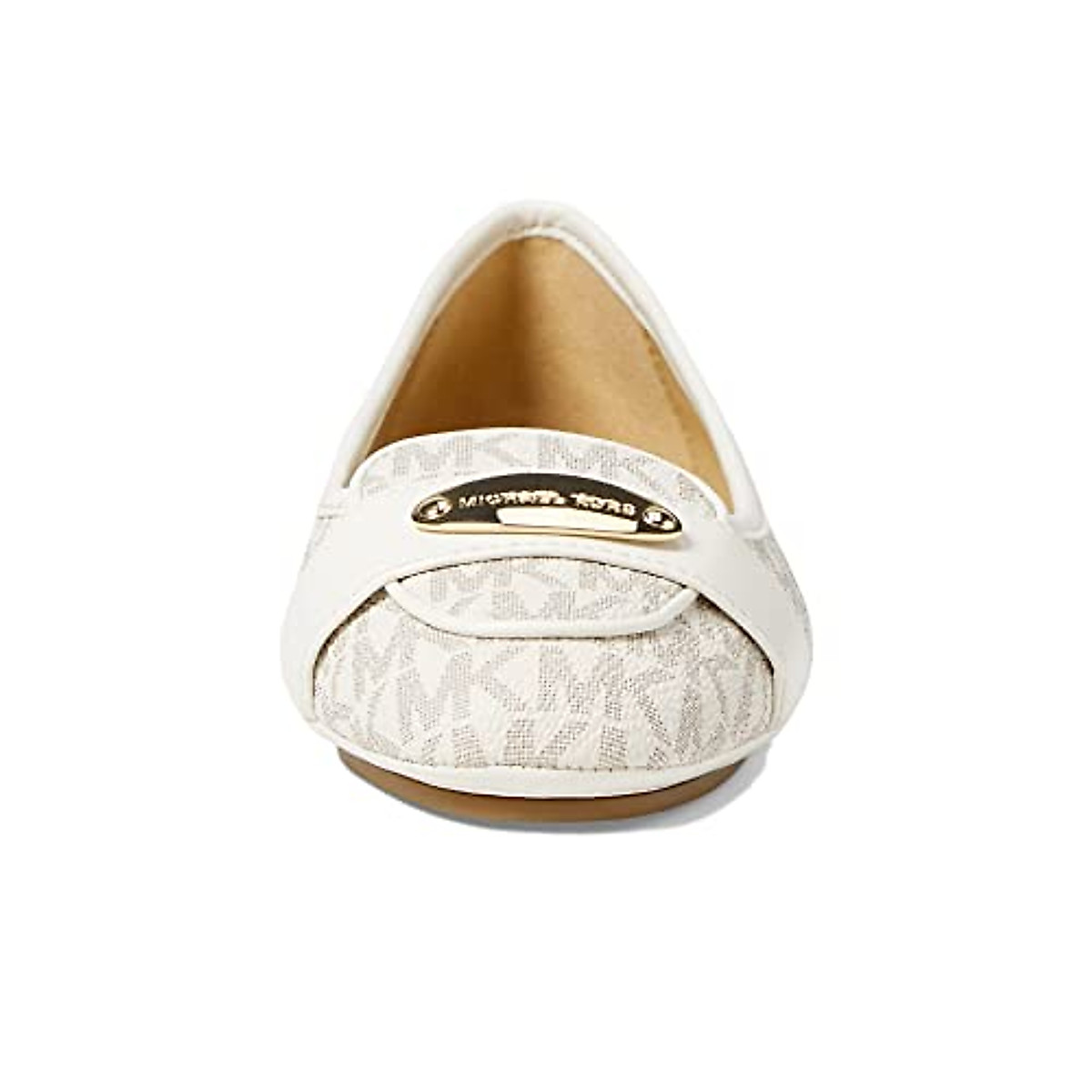 Michael Kors Women's Moccasin Espadrille Wedge Sandal, Vanilla, 12