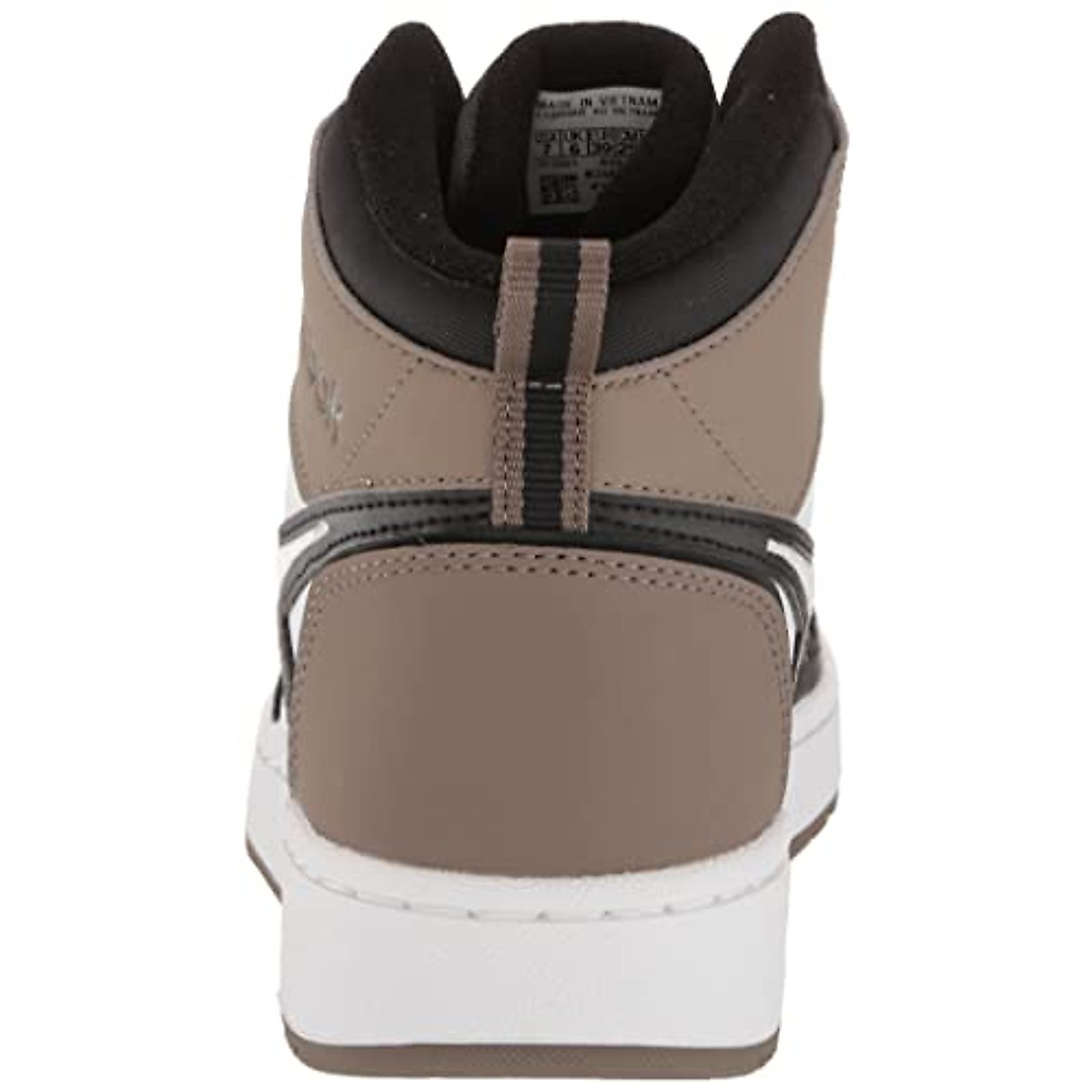 Reebok Unisex Resonator Mid Running Shoe, White/Black/Trek Grey, 12 US Men