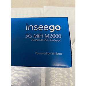 INSEEGO M2000 5G MIFI WiFi-6 Ultimate Hotspot T-Mobile Including a T-Mobile 5G SIM Card & SIMBROS SIMKEY New in Box Complete All OEM REG Price 349.99