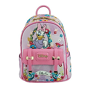 Wondapop Disney Daisy Duck 11" Vegan Leather Fashion Mini Backpack