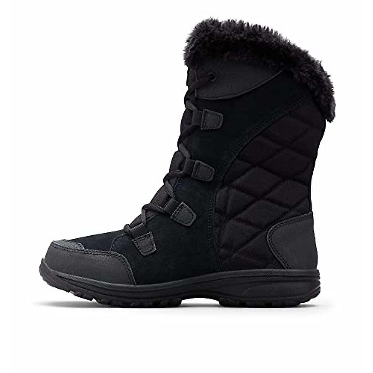 Columbia Women's Ice Maiden II Snow Boot, Black/Columbia Grey, 8.5 M US