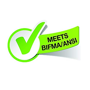 OfficeSource Sierra Series High-Back Executive Office Chair, Black