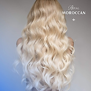 Royal Moroccan BEST SILVER SHAMPOO 300 ml /10.05 fl.oz | Purple Shampoo for Blond Hair & Grey Hair|Lights Shampoo for Blond & Silver Hair |Anti-Yellow Shampoo | Paraben-Free Argan Oil Hair Products