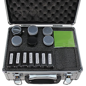 CelticBird 13 Piece Telescope Accessory Kit - 1.25" Telescope Eyepiece and Filter Set with a Sturdy Carry Case - 5pcs Plossl Telescope Eyepieces - 2X Barlow Lens - 7pcs Filters