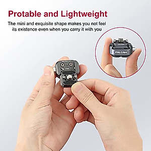 ULANZI F22 Quick Release Plate, Camera Mount Thread Adapter Seat Quick Setup Kit with 1/4" Screw to F22 QR System for Canon/Sony/Nikon Cameras/DJI/Moza Stablizers Switch Between Tripod/Monopod/Slider