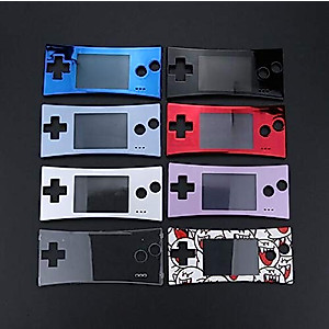 Faceplate Cover Replacement Front Shell Housing Case for Game Boy Micro GBM (Light Blue)