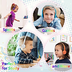 Kids Headphones 24 Pack Bulk for School Classroom Students, Ladont Class Set Headsets Perfect for Children Toddler Teen Boys Girls and Adult (8 Mixed Colors)