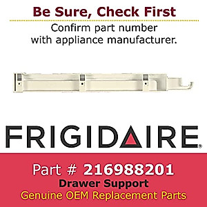 Frigidaire 216988201 Refrigerator Drawer Support