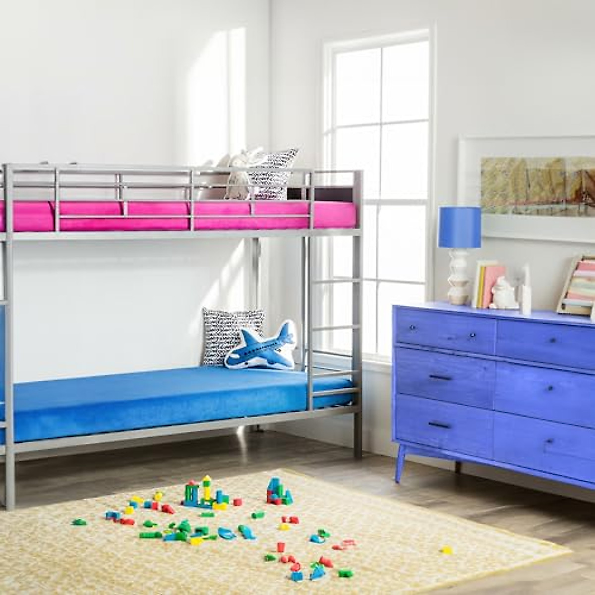 Irvine Home Collection Twin 6 inch Gel Memory Foam Mattress | Free Matching Pillow | Medium Firm | Cool Sleep | CertiPUR-US Certified | No Fiberglass | Great for Kids, Bunk Beds, Trundle, and Daybeds