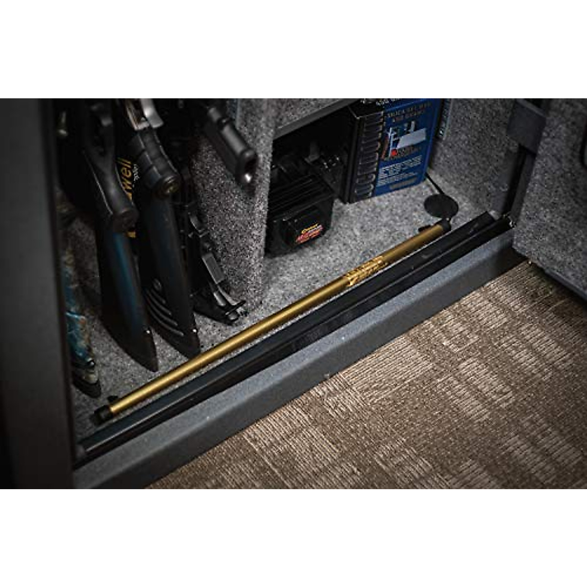 Lockdown GoldenRod 12' Dehumidifier Rod with Low Profile Design and Easy Installation for Gun Vault Humidity Control and Rust Prevention, Made in USA