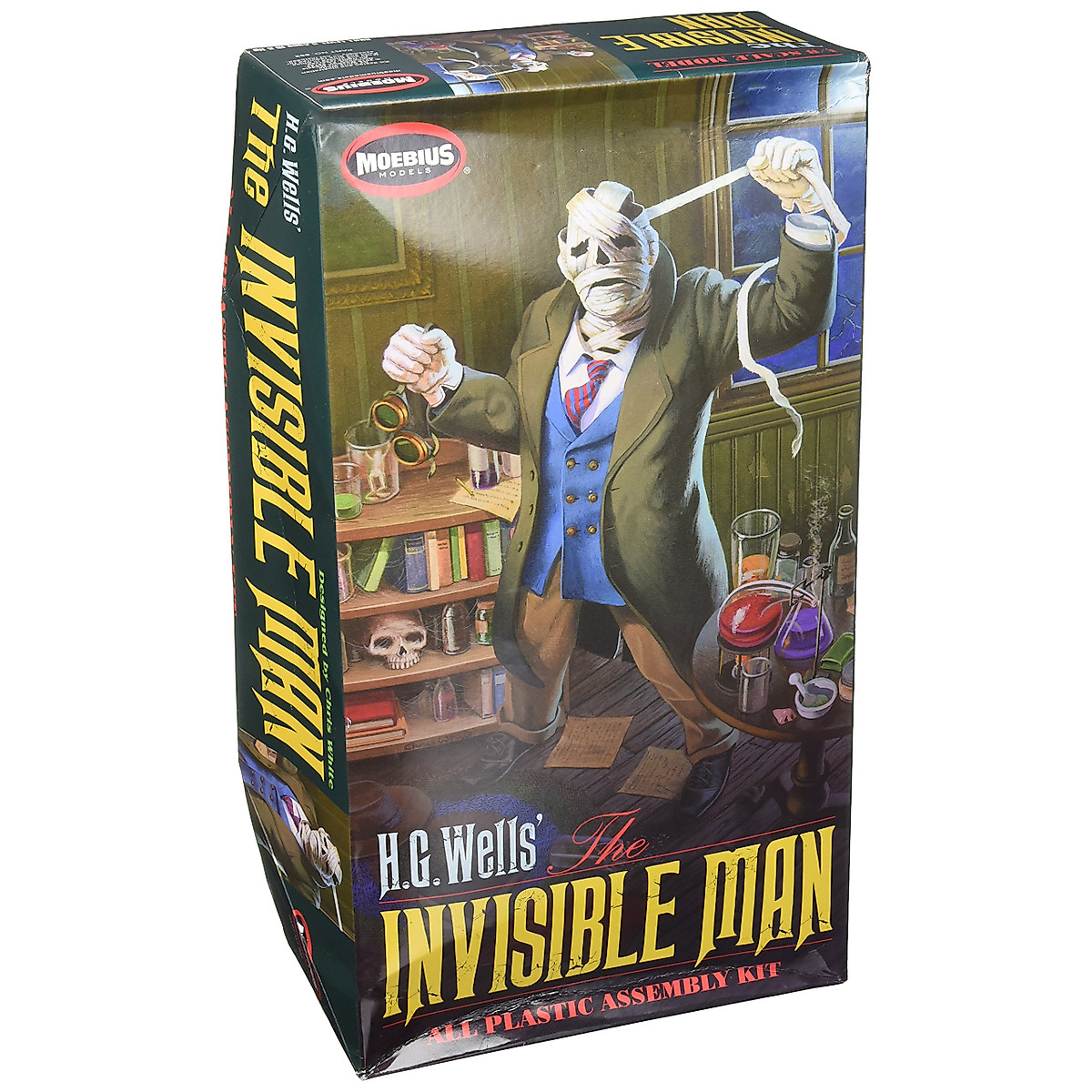 Moebius Models HG Wells Invisible Man Plastic Assembly Kit, 1/8 Scale