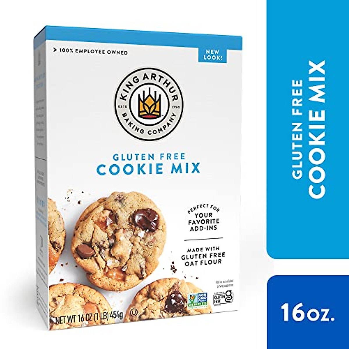 King Arthur Baking Company, Cookie Mix, Gluten-Free Oat Flour, 16 Oz, 1 Count