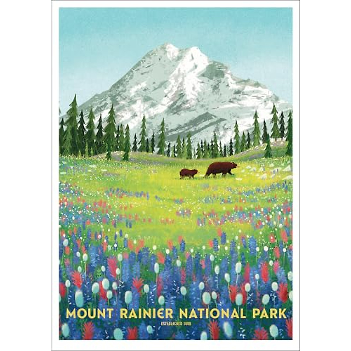 National Parks Postcards: 100 Illustrations That Celebrate America's Natural Wonders