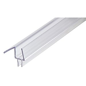 Showerdoordirect 12COBS36 Frameless Shower Door Bottom Sweep with Drip Rail, 36-Inch