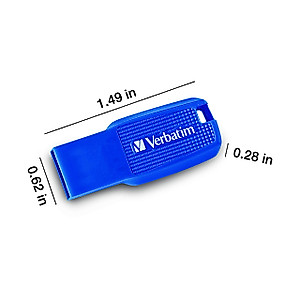 Verbatim 64GB Ergo USB 3.0 Flash Drive – Blue, 70879