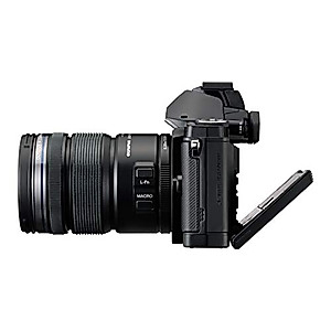 Olympus OM-D E-M5 16MP Live MOS Interchangeable Lens Camera with 3.0-Inch Tilting OLED Touchscreen and 12-50mm Lens (Black) - International Version (No Warranty)