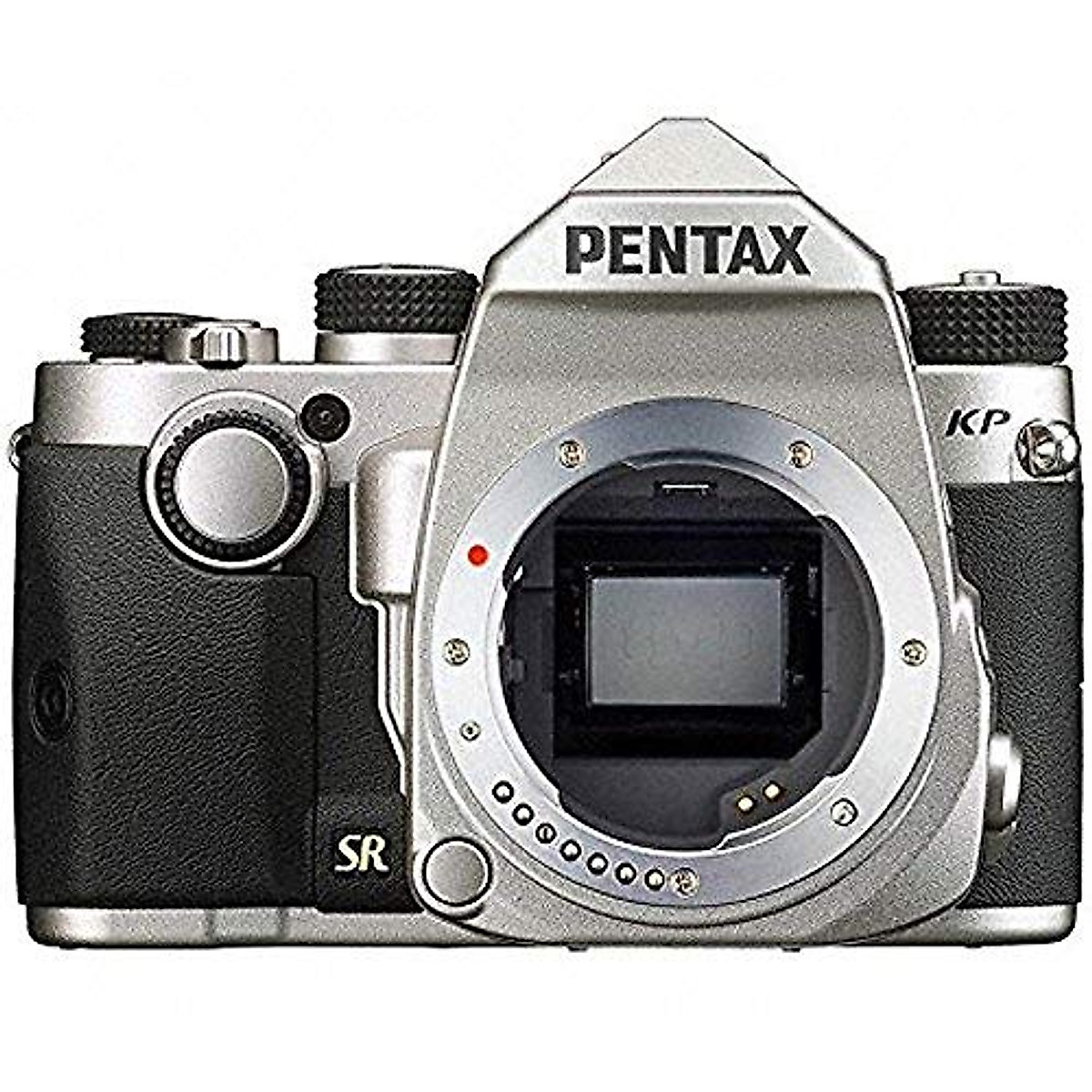 Pentax KP DSLR Camera (Silver) with a Pentax HD PENTAX-DA 55-300mm f/4.5-6.3 ED PLM WR RE Lens - 21277