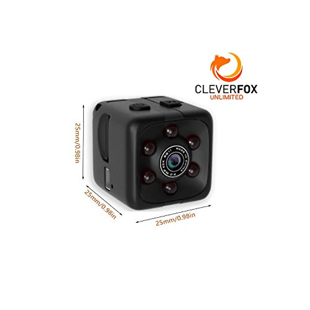 Mini Spy Camera with Audio and Video, 1080P, Hidden Camera, Mini Camera, Portable Small HD Nanny Cam, Mini Spy Cams with Night Vision and Motion Detection, Indoor Security Cameras for Home Office