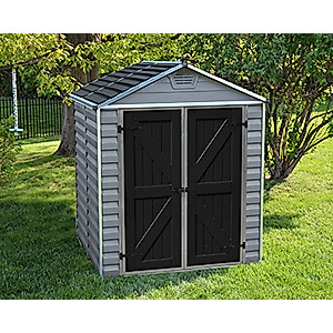 Palram - Canopia SkyLight 6' x 5' Storage Shed - Gray