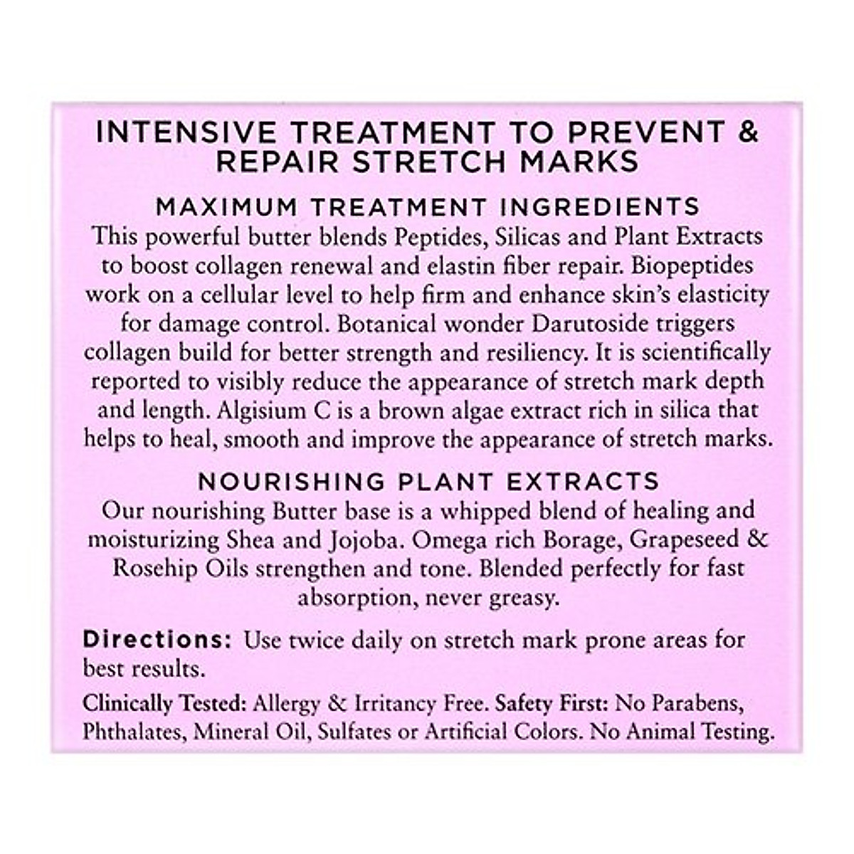 Intensive Treatment Stretch Mark Butter 5.5 Ounce (Pack of 1)
