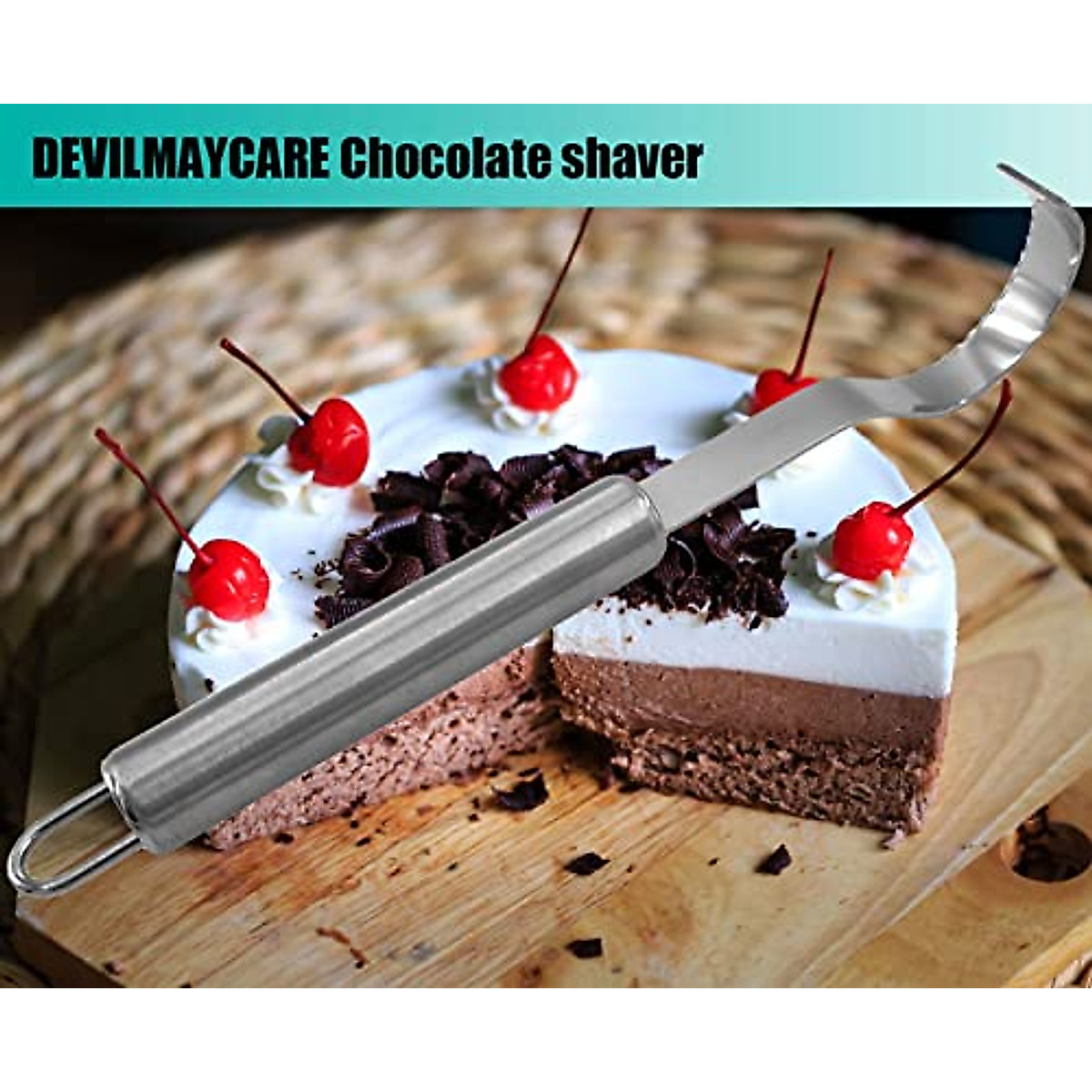 Daycount Chocolate Cheese Butter Shaver, Slicer Hook Shape Cake Decorations Graters Shavings Knife, Planer Baking Utensils
