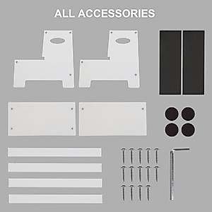 Kids Step Stool White Stepping Stool 2 Step Stools for Toddlers Bathroom Kitchen Counter Sink Wooden Step Stool Portable Baby Childrens Wood Toddler Foot Bed Step Stool Kids Potty Training Stool