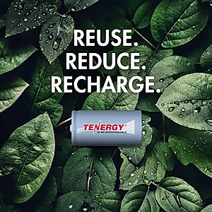 Tenergy NiMH Rechargeable Battery 34 Pack Variety, 12AA, 12AAA, 4C, 4D, and 2x9V Rechargeable Batteries for Everyday Household Electronics