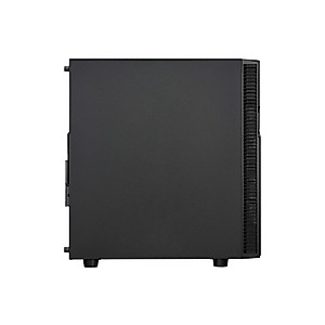 Rosewill FBM-X2-400 Micro ATX Mini Tower Computer Case with 400W PSU Included, Sleek and Simple Quiet Style Gaming Desktop PC, 240mm AIO Support, Top I/O USB 3.0