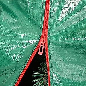 Sattiyrch Upright Christmas Tree Storage Bag – Tear Proof Material for Extra Durability – Holds up to 9 Foot Assembled Trees