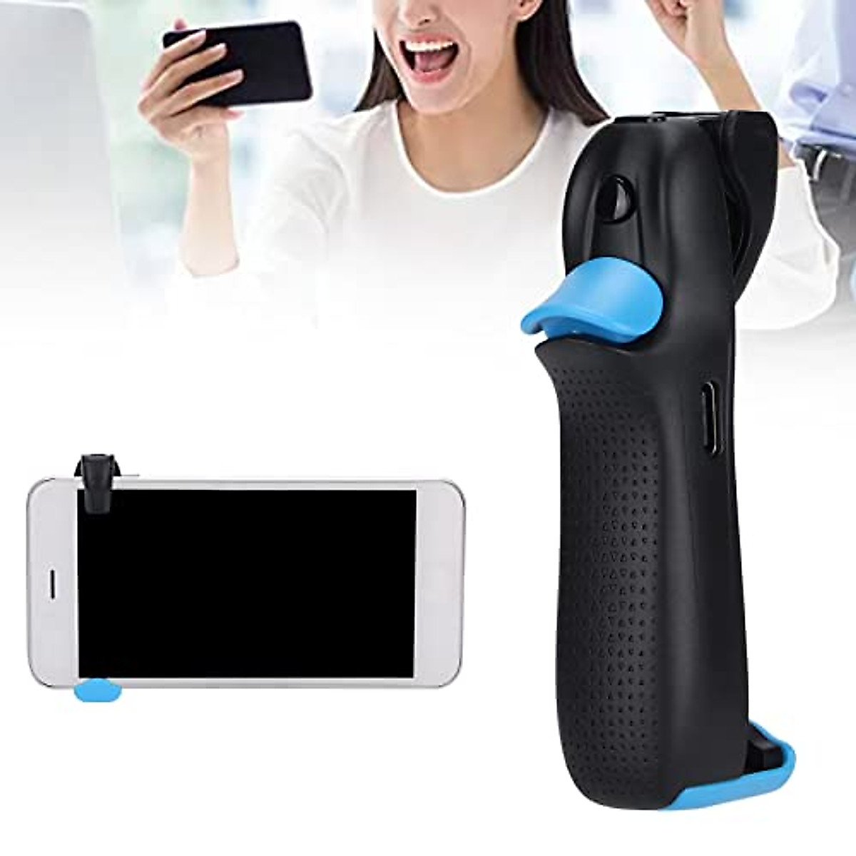 Gaming Controller, Capacitive Mapping Technology Trigger Gamepad Stable Tensile Structure for iOS PUGE Games for PUGE Games