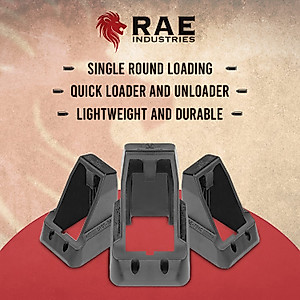 RAEIND Magazine Speedloaders for All 9mm Taurus G2C, G3C, PT111, PT 24/7 Double Stack Magazines Universal Ammo Loader (Taurus G2C - G3C - PT111 - PT 24/7-9mm)