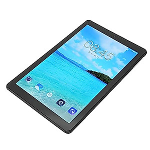 Jopwkuin Tablet PC, 1920x1200 Resolution US Plug 110-240V HD Tablet for Watching for Android 8.1 (Black)