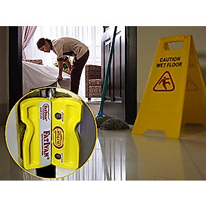 The Original Fat Ivan Fold Up Doorstop Wedge with Magnet - Yellow (2 Pack)