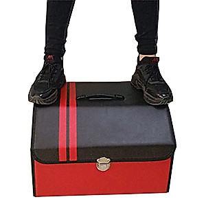 Support Car Storage Bag Pu Leather Trunk Storage Box Storage Bag Folding Folding Car Trunk Cleaning Finishing