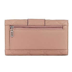 GUESS Women's Cydney Quilted Large Organizer Wallet Clutch Bag - Pink