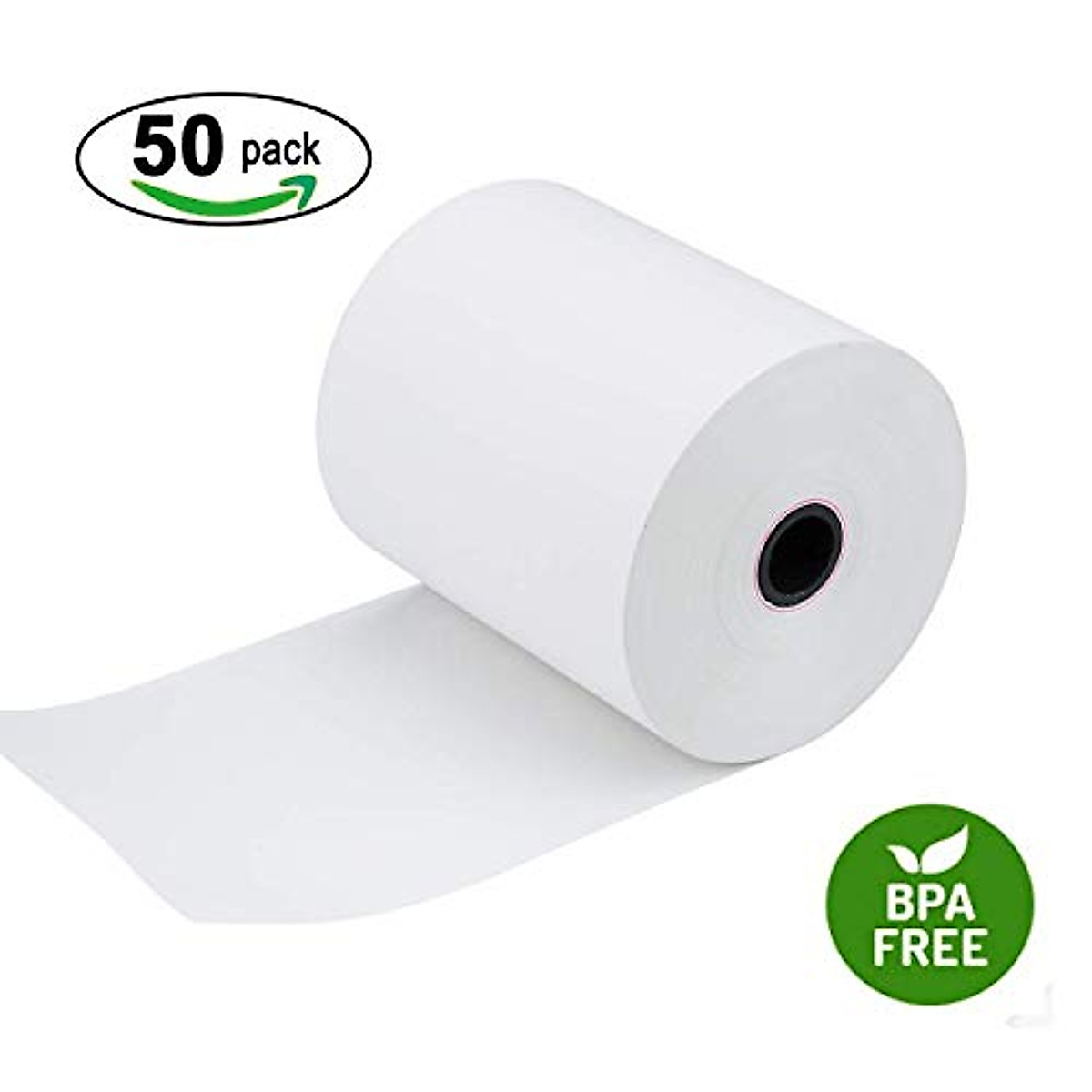 HRYWGAA Thermal Paper Rolls 2 1/4" x 50' Cash Register Paper Roll (50 Rolls)