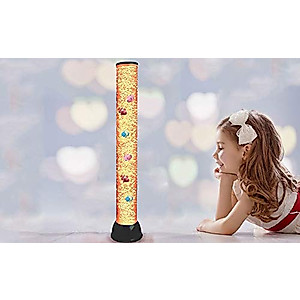 Lightahead Extra Large 32 Inches LED Fantasy Bubble Fish Tube Fake Aquarium with 7 Color Light Effects & Remote Control. The Ultimate Sensory Lamp.