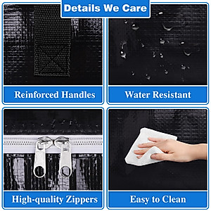 StorageRight Large Moving Bags Heavy Duty Storage Totes for Storage,Packing & Moving Collapsible Moving Supplies with Large Capacity, Reinforced Zippers and Handles, 88L, 8 Packs