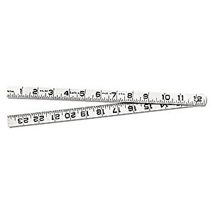 Lufkin 86 3/4-Inch by 2-Feet Steel Blacksmith-Feet Rule
