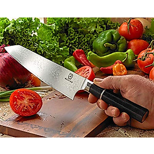 Mercer Culinary Premium Grade Super Steel, 8-Inch Chef's Knife, Ebony Wood Handle