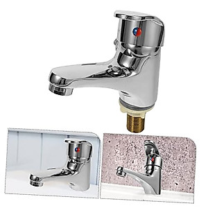ULTECHNOVO Copper Water Tap Water Faucet Sink Basin Water Tap Faucets Bathtub Faucet Vessel Faucet Outside Bath Tub Faucet Kitchen Tap Outdoor Home Hose Faucet Bath Faucet Waterfall Faucet