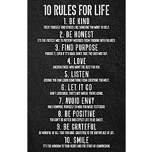 L&O Goods Motivational Posters | Inspirational Wall Decor | 11X17 inches | Home Decor