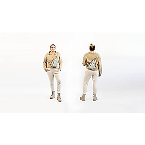 Antik Kraft - The Tasha Soft Vegan Leather Crossbody Sling Backpack Purse for Women - Tan