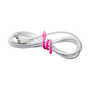 Nite Ize Gear Tie Cordable, The Orginal Reusable Rubber Twist Tie with Stretch-Loop For Cord Management + Storage, 6-Inch, Assorted Colors, 4 Pack, Made in the USA