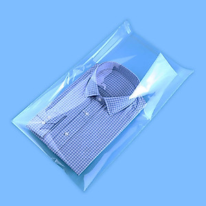 iMailer 100 Count - 14" x 20" Self Seal Clear Cello Cellophane Resealable Plastic Poly Bags for Clothing, T-Shirts, Pants
