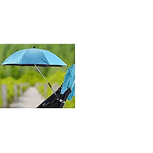 Umbrella for Strollers, Umbrella for Beach Chairs, Umbrella for Parasols (BLACK)