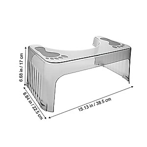 Bathroom Stool Plastic Stool Portable Stool Seat Kid Potty Swattypotty Potty Step Bidet Home Bathroom Footstool Foot Stool for Children Potty Stool for Kids Aldult Squatting Pan