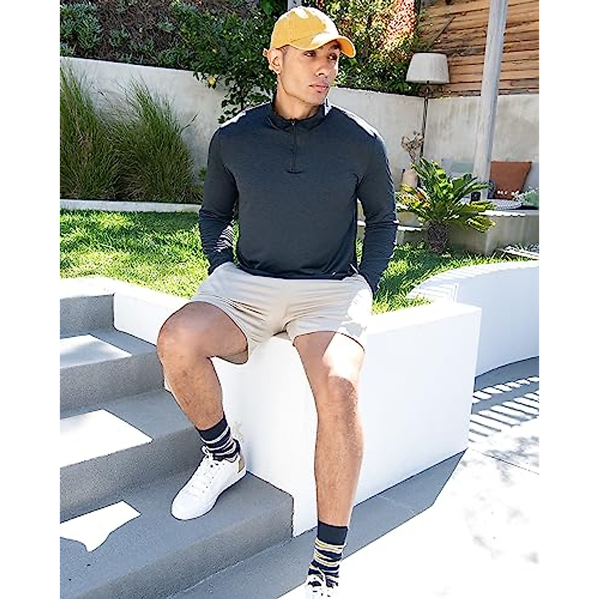 5 Pack: Mens 5 Inch Gym Shorts Running Workout Dry Fit Athletic Active Short for Men with Pockets Inseam Basketball Fitness Quick Training Summer Tennis Sport Exercise Track Casual Work - Set 10, XL