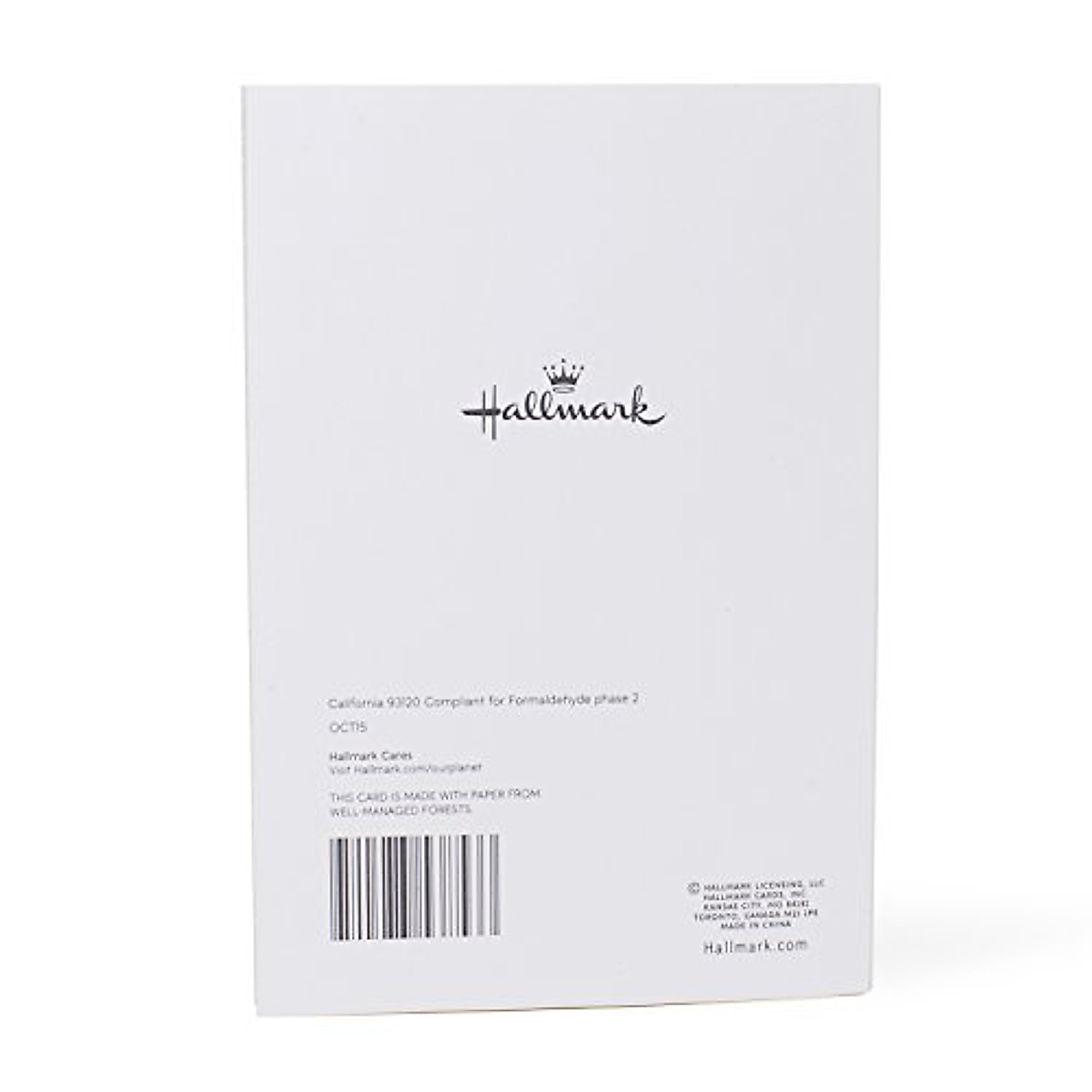 Hallmark Wedding Card (Removable Keepsake Wooden Heart Ornament)